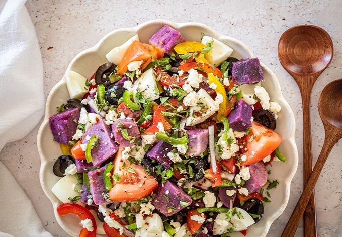 Recipe: Peruvian Blue Potato Salad @ClevelandClinic – Healthaware